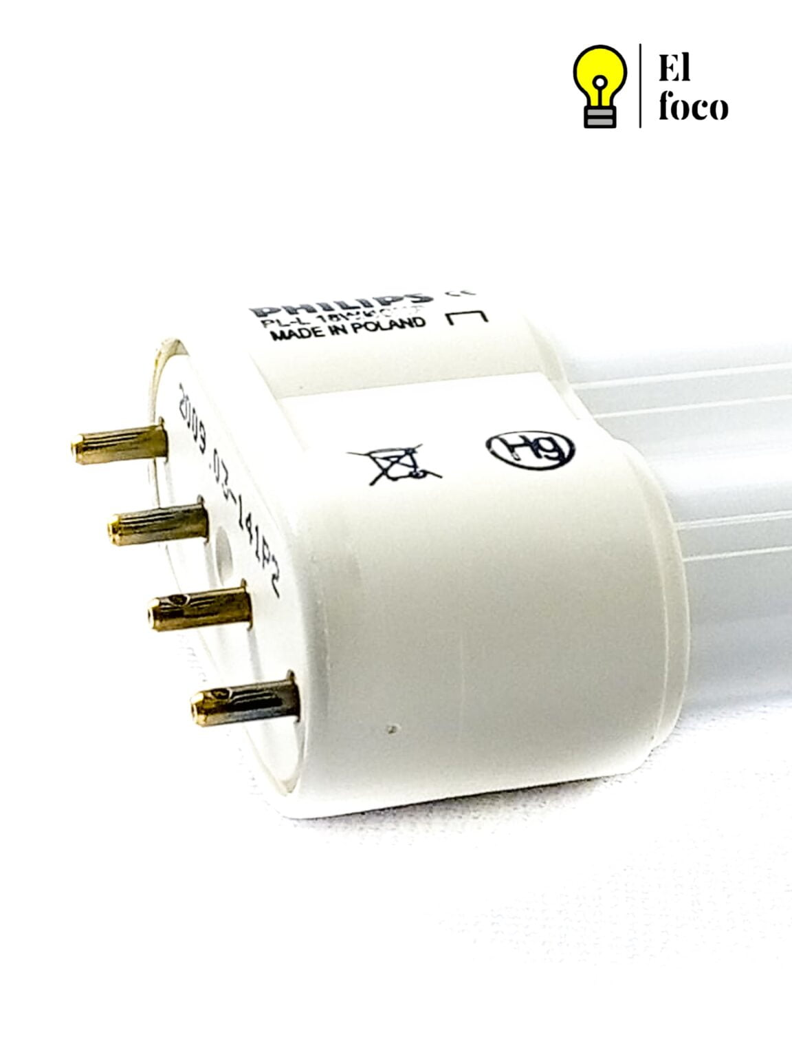 lampara pl-l 18w luz negra con filtro (260185) – El foco izcalli